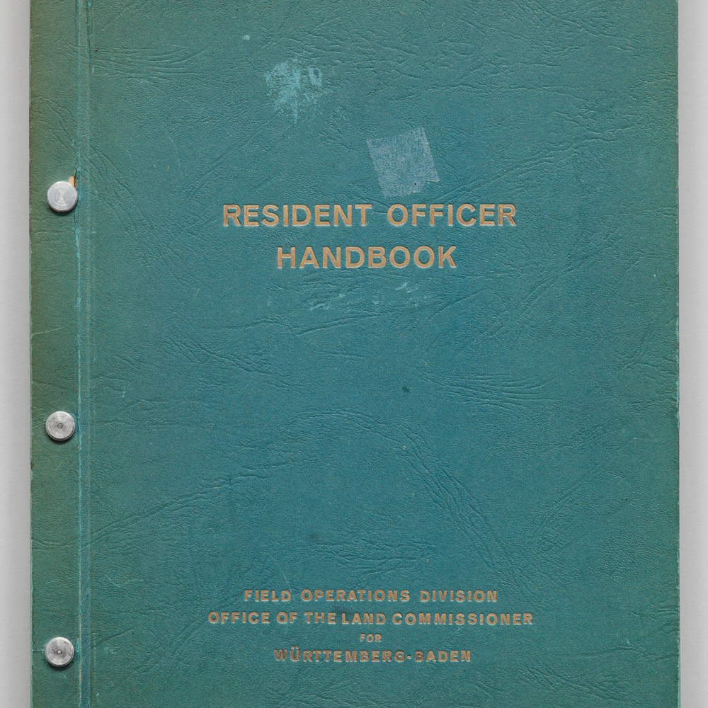 Resident Officer Handbook - The National Museum of American Diplomacy
