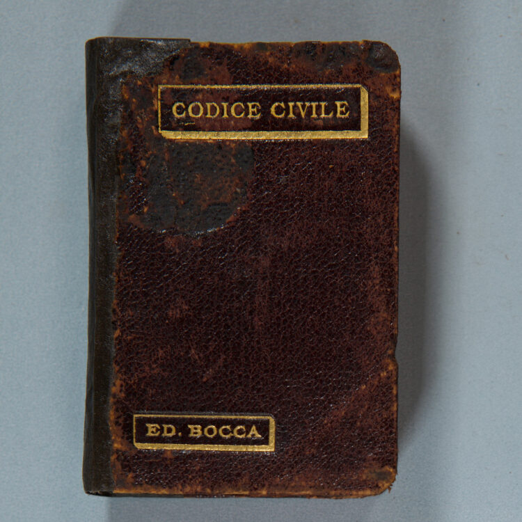 "Civil Code" Book from Italy - The National Museum of American Diplomacy