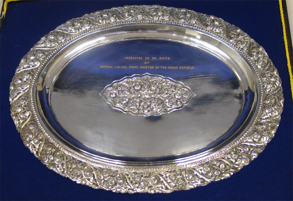 Engraved Silver Tray - The National Museum of American Diplomacy