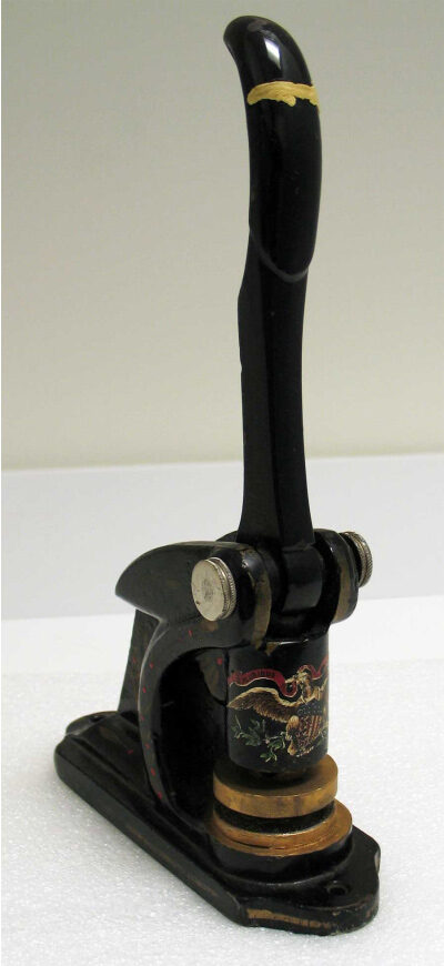 Great Seal Hand Press - The National Museum of American Diplomacy