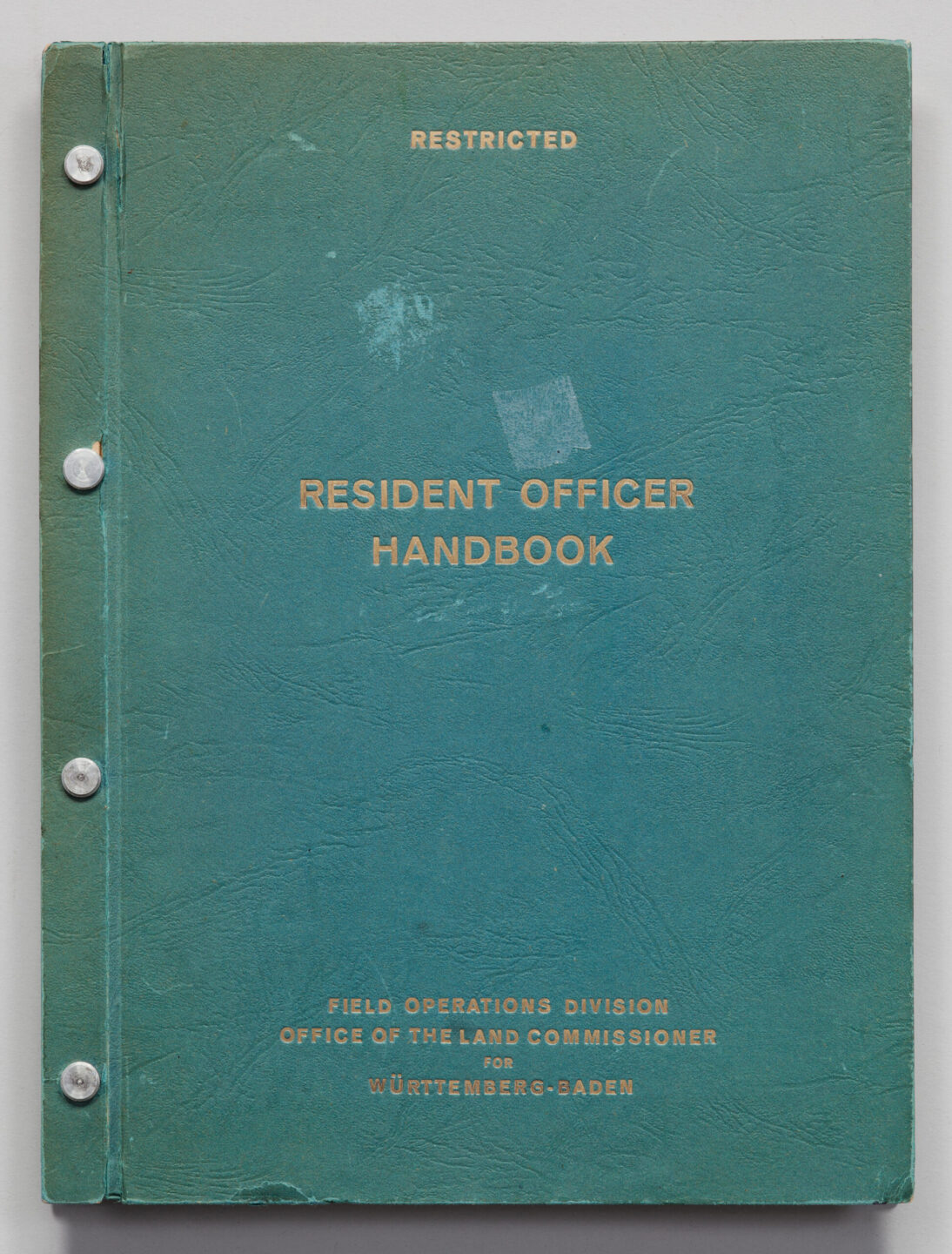 Resident Officer Handbook - The National Museum of American Diplomacy