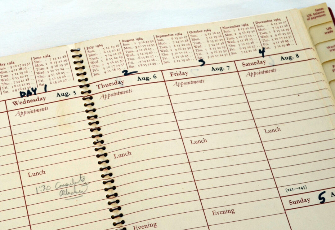 Michael Hoyt’s Day Planner - The National Museum of American Diplomacy